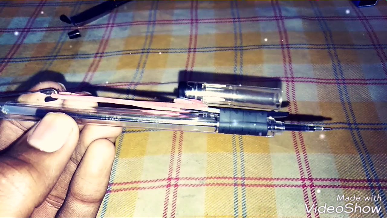 How to make pen gun easy - YouTube