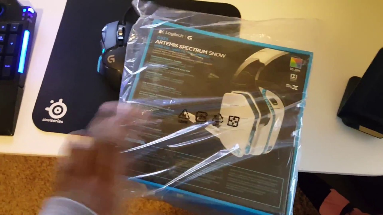 Unboxing Logitech G933 - Artemis Spectrum Snow! - YouTube