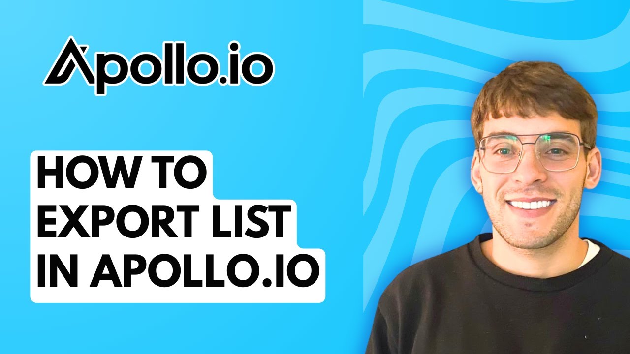How to Export List in Apollo.io [2025 Guide] - YouTube