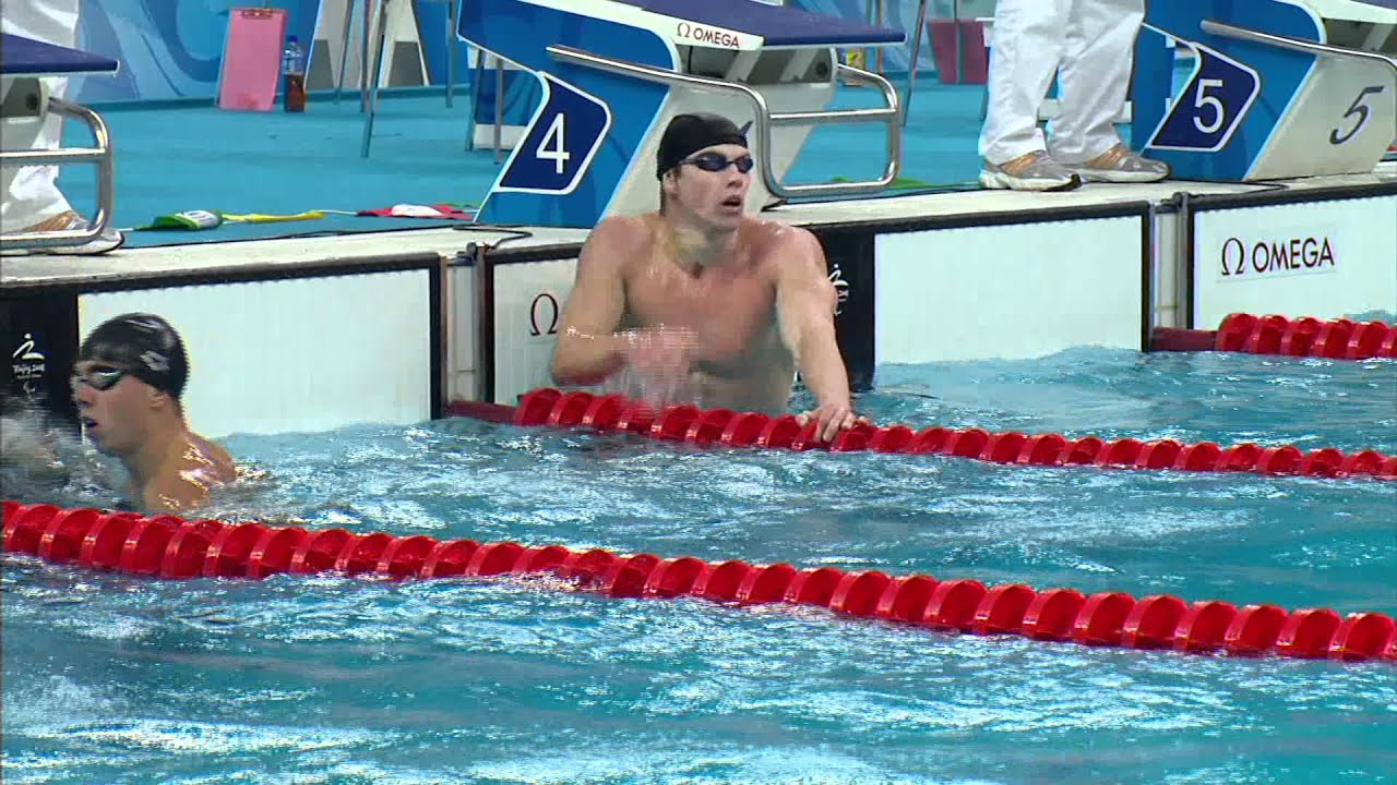 Swimming Men's 100m Freestyle S12 - Beijing 2008 Paralympic Games - YouTube