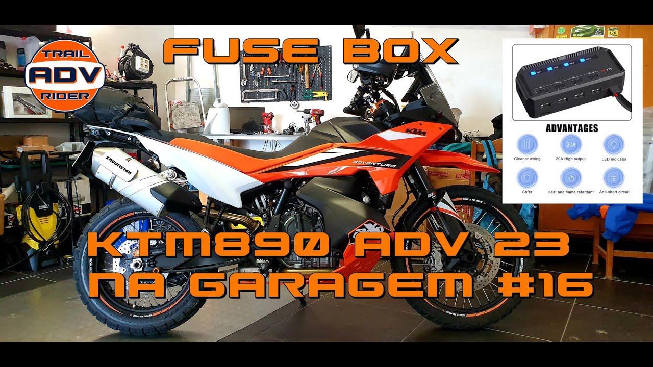 KTM 890 ADV 23 - Na garagem #16 - Fuse Box - YouTube