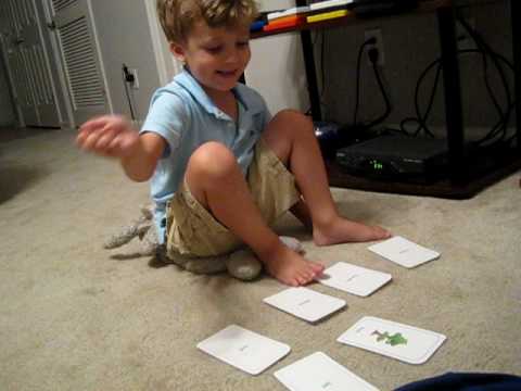 Jake's Flashcards, Sign Language and Spelling - Autism - YouTube