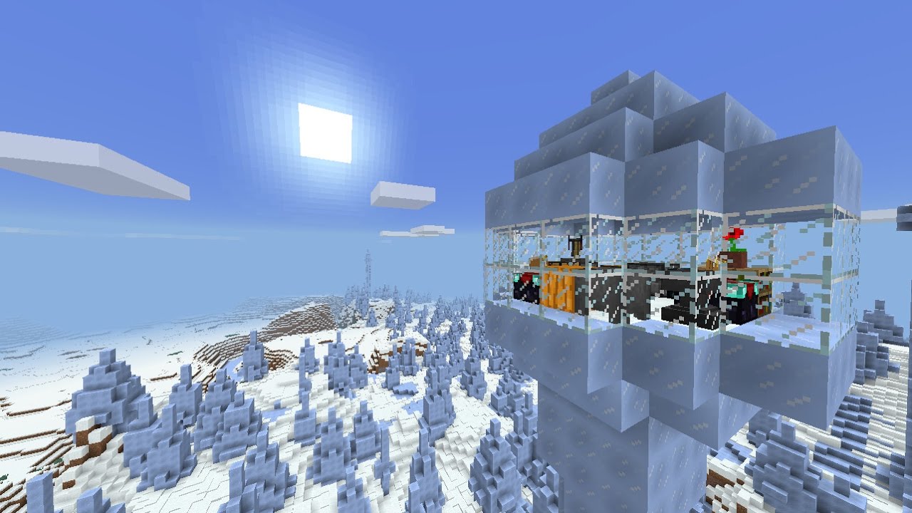 Ice Spike Tower House | How 2 Build Series - YouTube