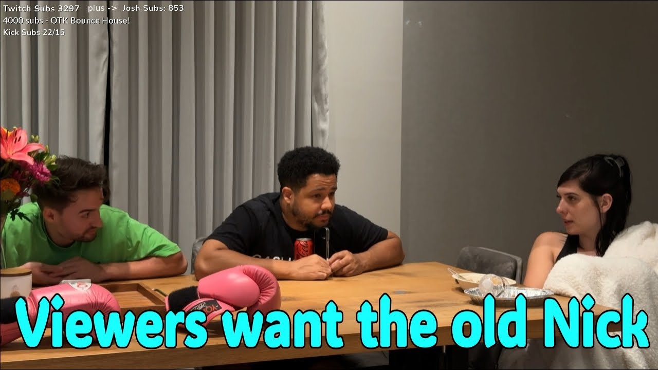 Julia tell Nick that his viewers want the old Nick back - YouTube