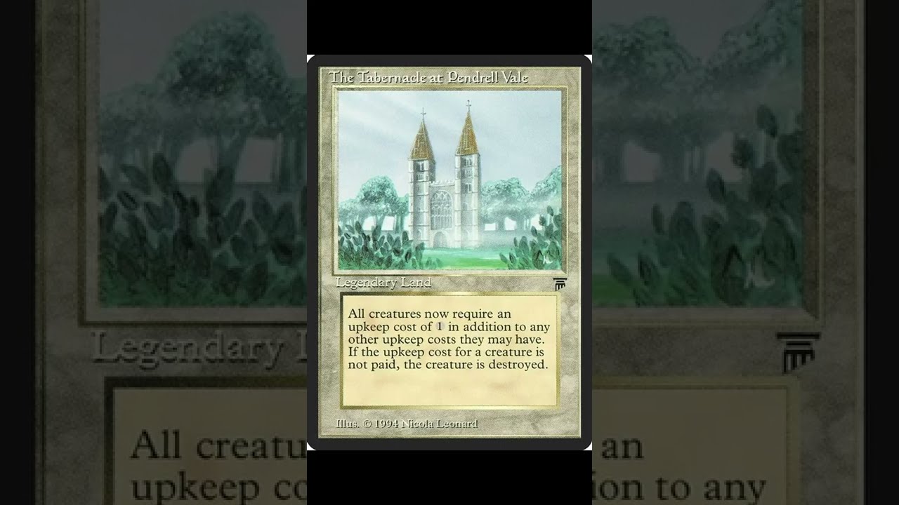 $4000 Card - The Tabernacle at Pendrell Vale - Lost Legends Magic The ...