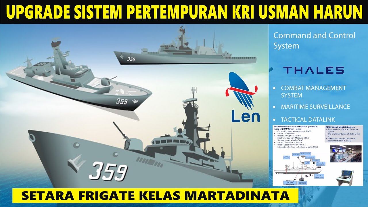 PT. LEN dan THALES Upgrade Sistem Manajemen Tempur pada KRI Usman Harun ...