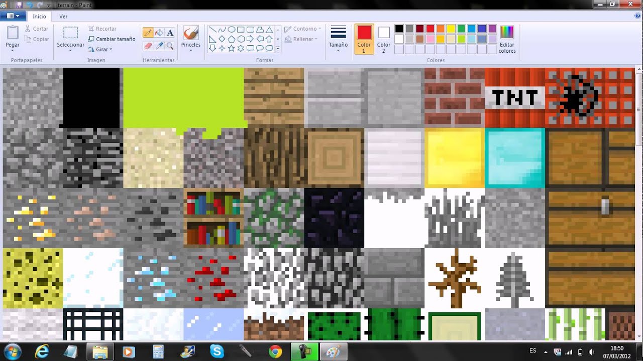 minecraft tutorial pack de texturas personalizadas - YouTube
