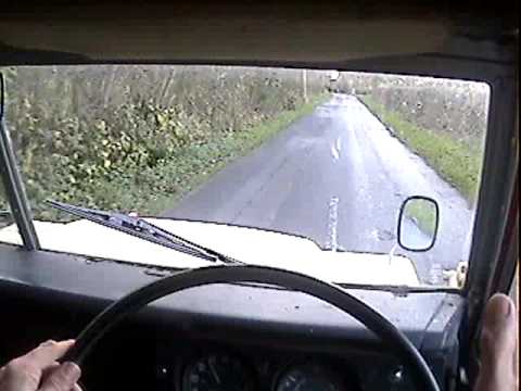 land rover series III 88in hardtop overdrive for sale in action - YouTube