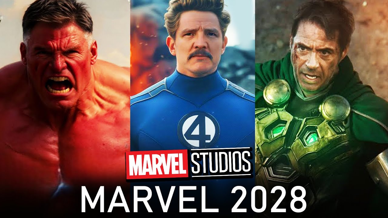 SAIU A LISTA OFICIAL !! TODOS OS 26 FILMES E SÉRIES ATÉ 2028 DA MARVEL ...