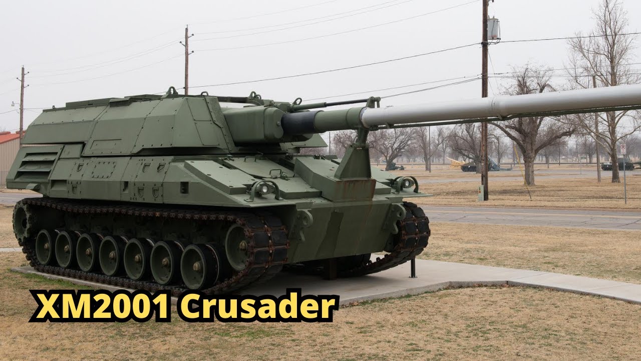 XM2001 Crusader Prototype 155 mm self propelled howitzer - YouTube