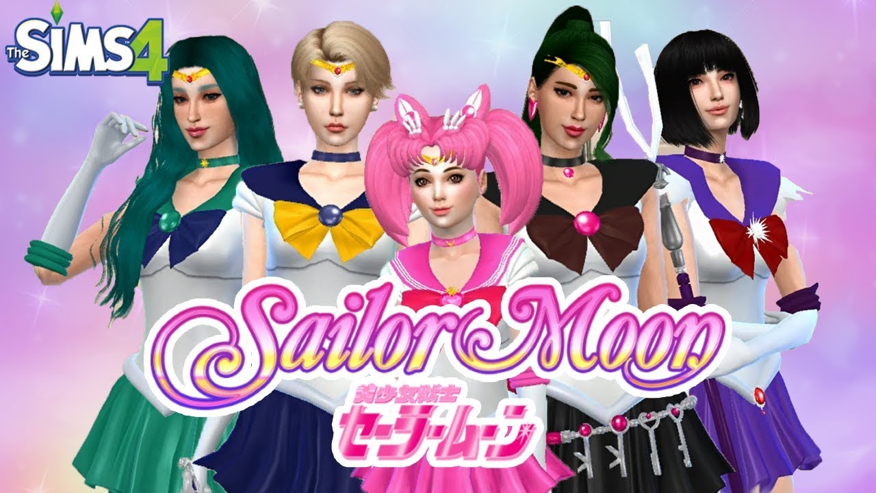 Sailor Moon #2 - Create a sim (Chibi, Saturn, Uranus, Neptune, Pluto ...