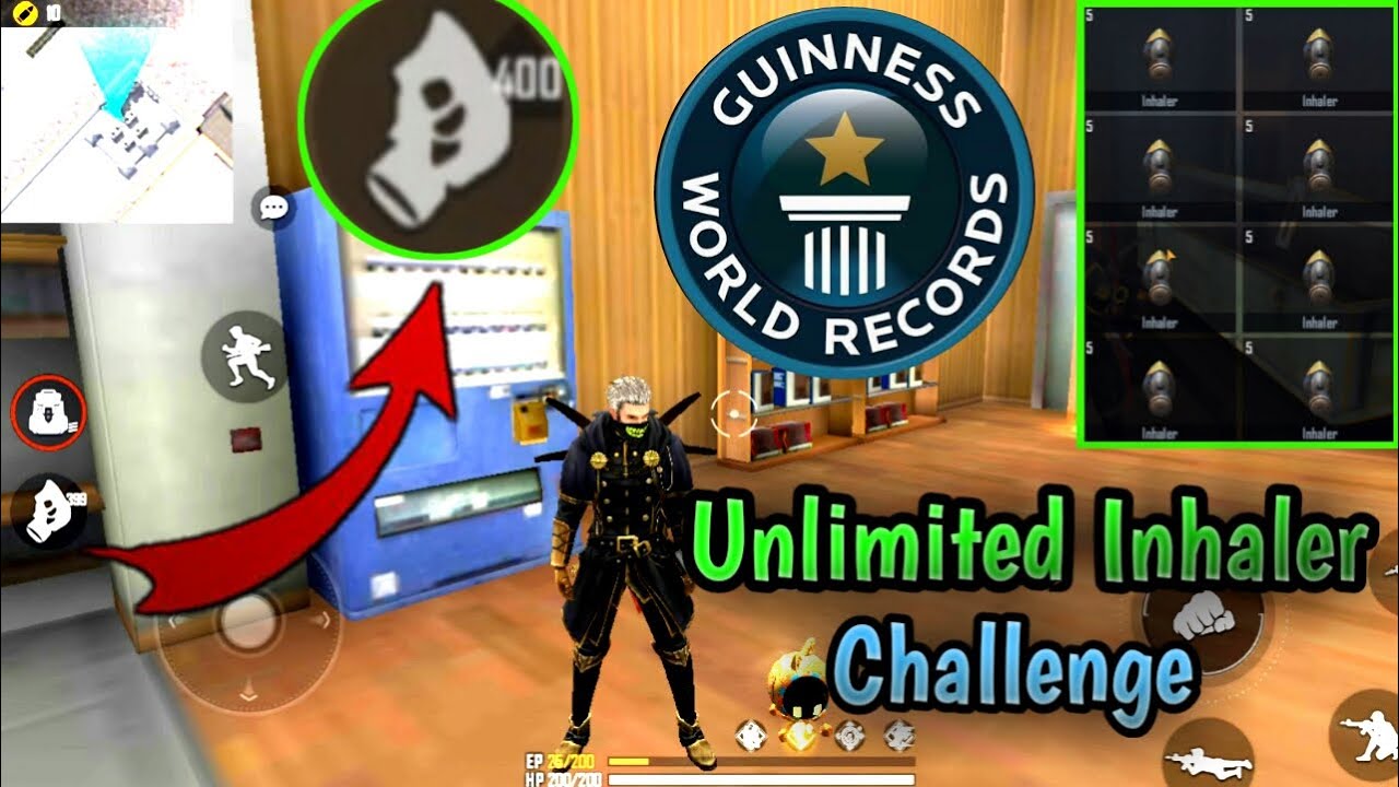 Buying Unlimited Inhaler In Free Fire | Guiuness World Record😱😱 - YouTube