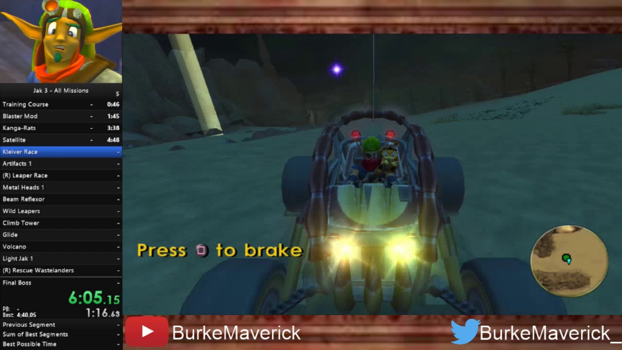 Jak 3 All Missions in 3:16:06 (First Run) - YouTube