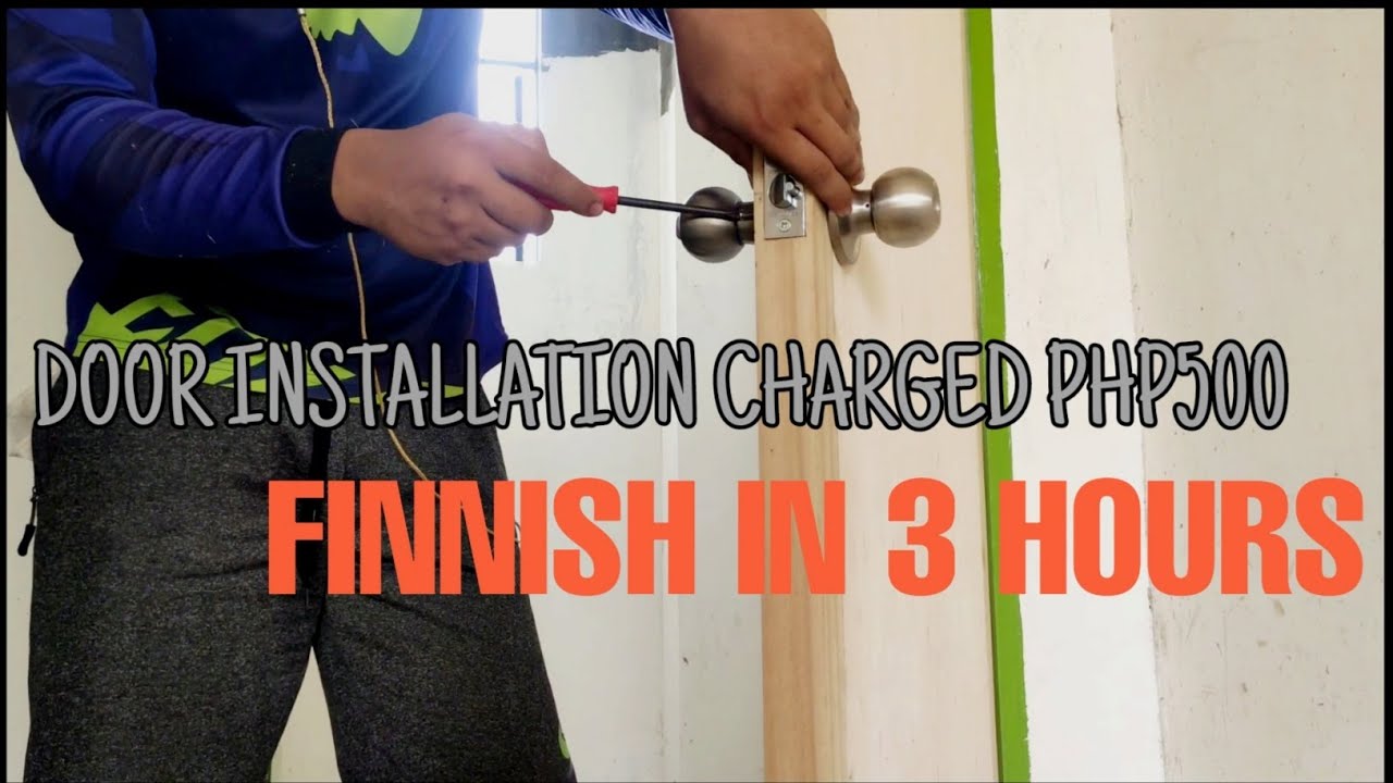 FLUSH DOOR INSTALLATION | How To Do It - YouTube
