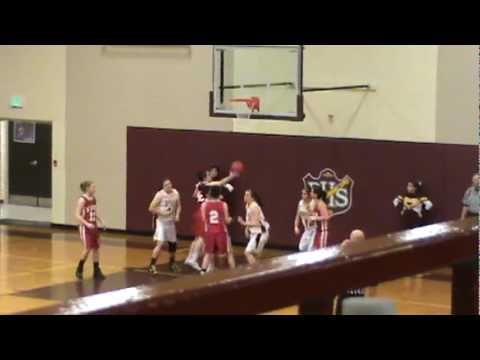 2-11-10 - Kenedi Guzman bounces it to Carli Nichols for 2 (Brush 12 ...