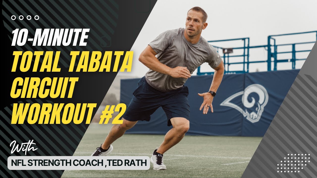 10 MIN TOTAL BODY TABATA CIRCUIT #2 WORKOUT w/ TED RATH - YouTube