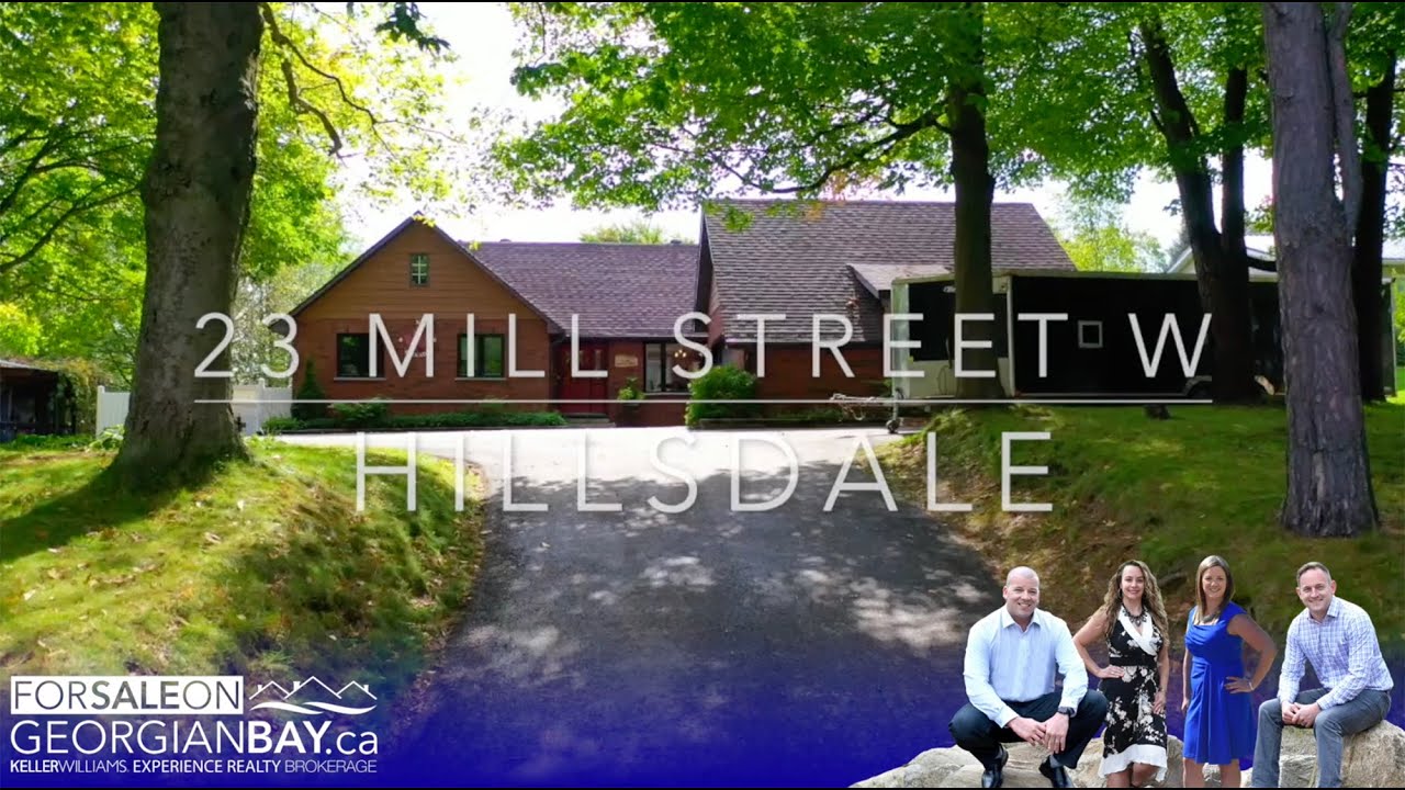 Gorgeous Custom Home - 23 Mill Street, Hillsdale, ON - YouTube
