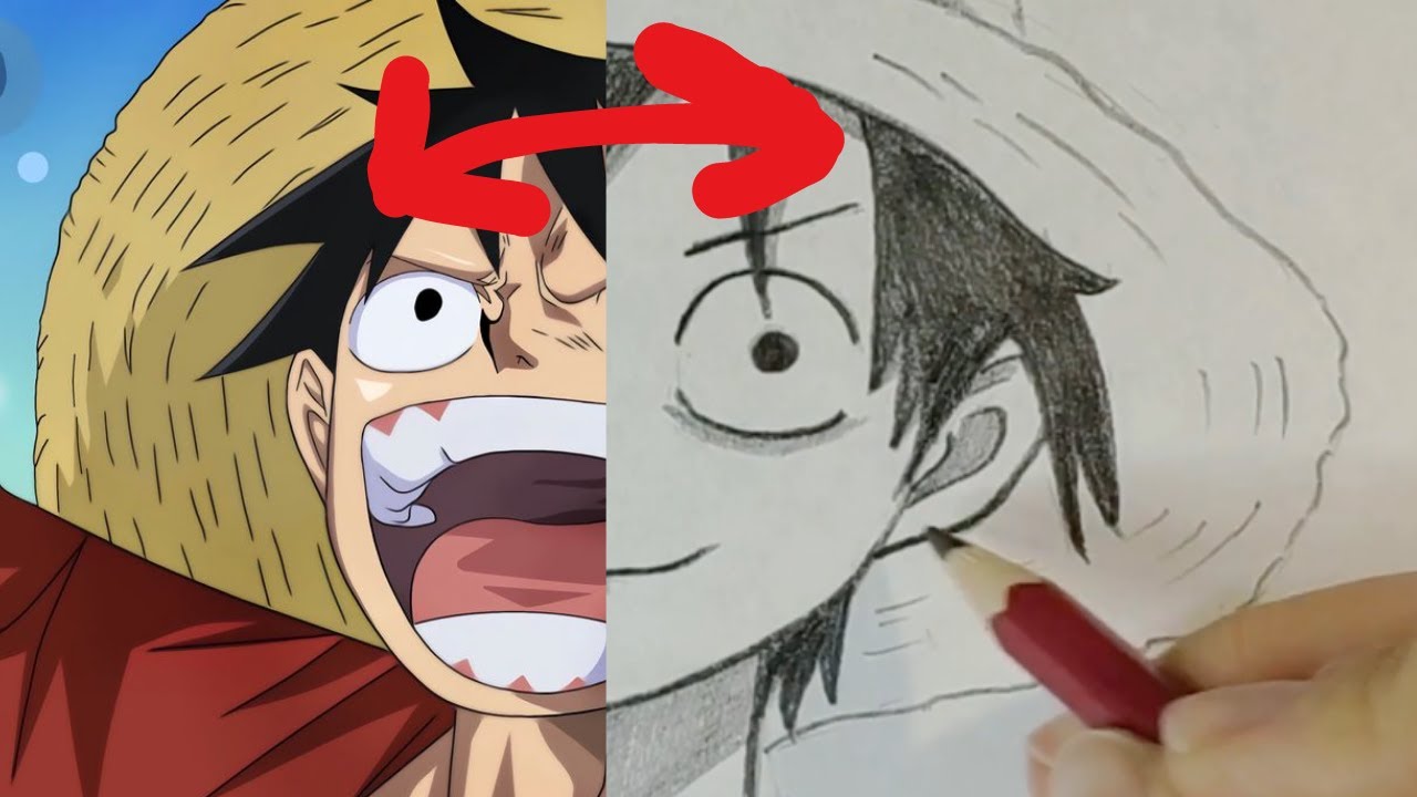 HOW TO DRAW MONKEY D. LUFFY | One Piece | Monkey d. Luffy Easy Step by ...
