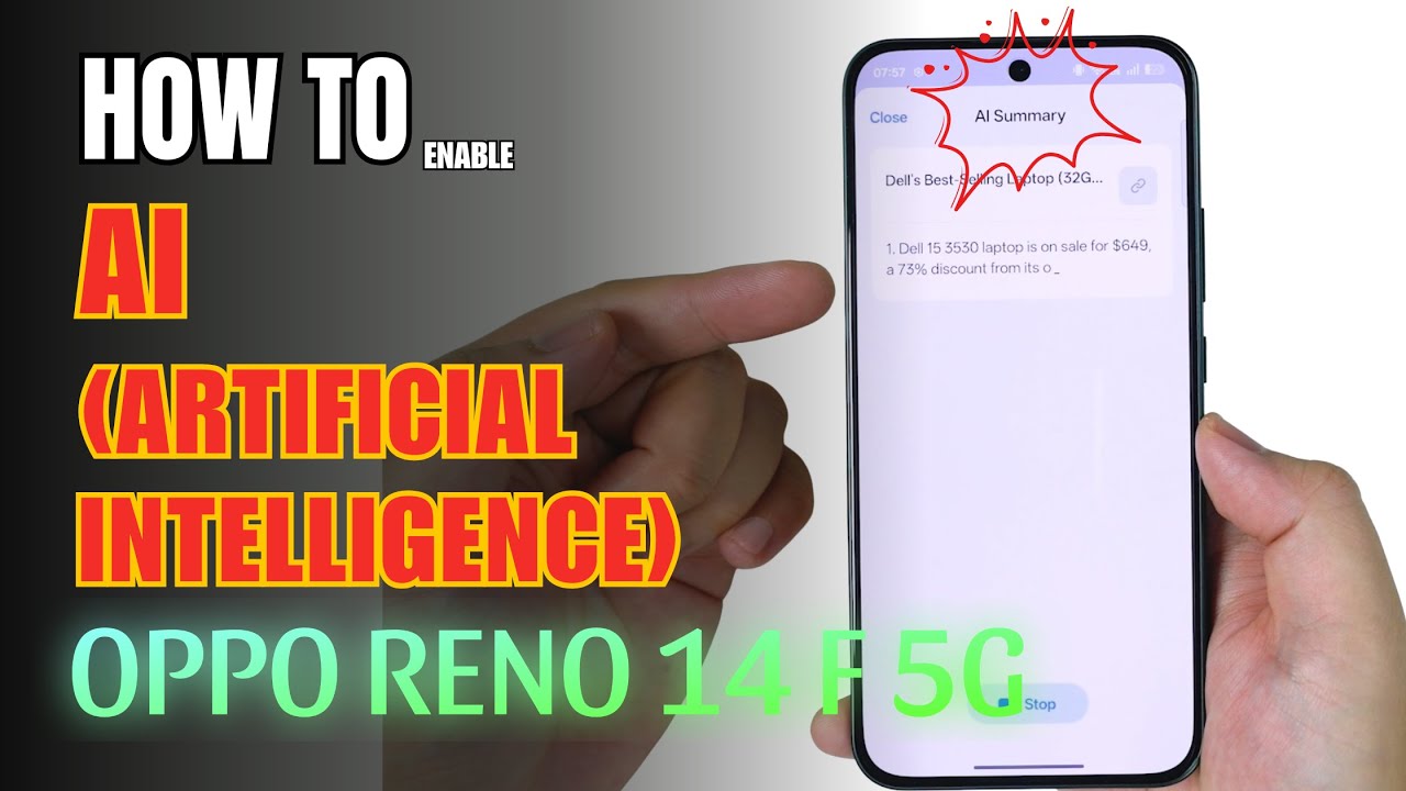 How to Enable and Use AI on OPPO Reno 14F 5G - YouTube