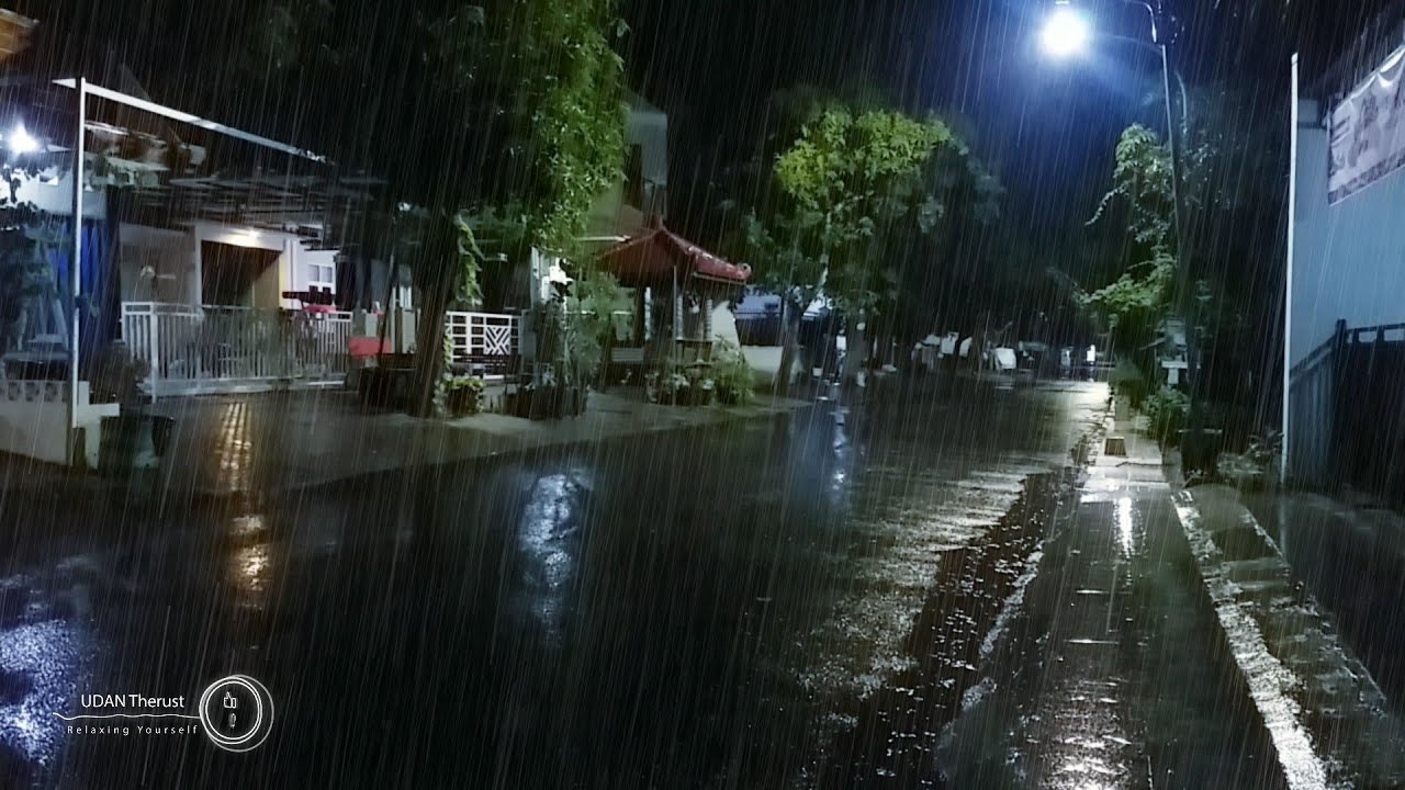 Rain sound for sleeping,peaceful light rain sounds, perfect for a ...