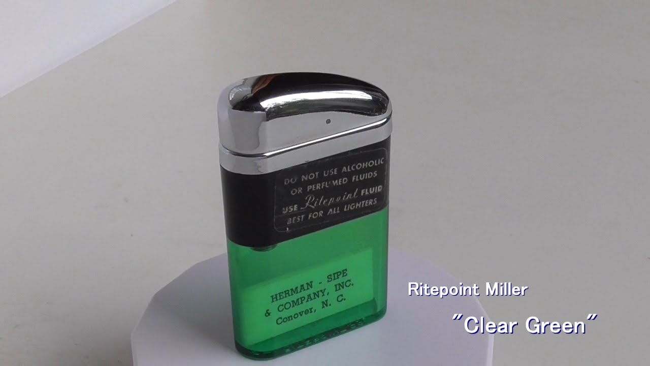 [ Lighters ] Ritepoint #2 Miller "Clear Green" - YouTube