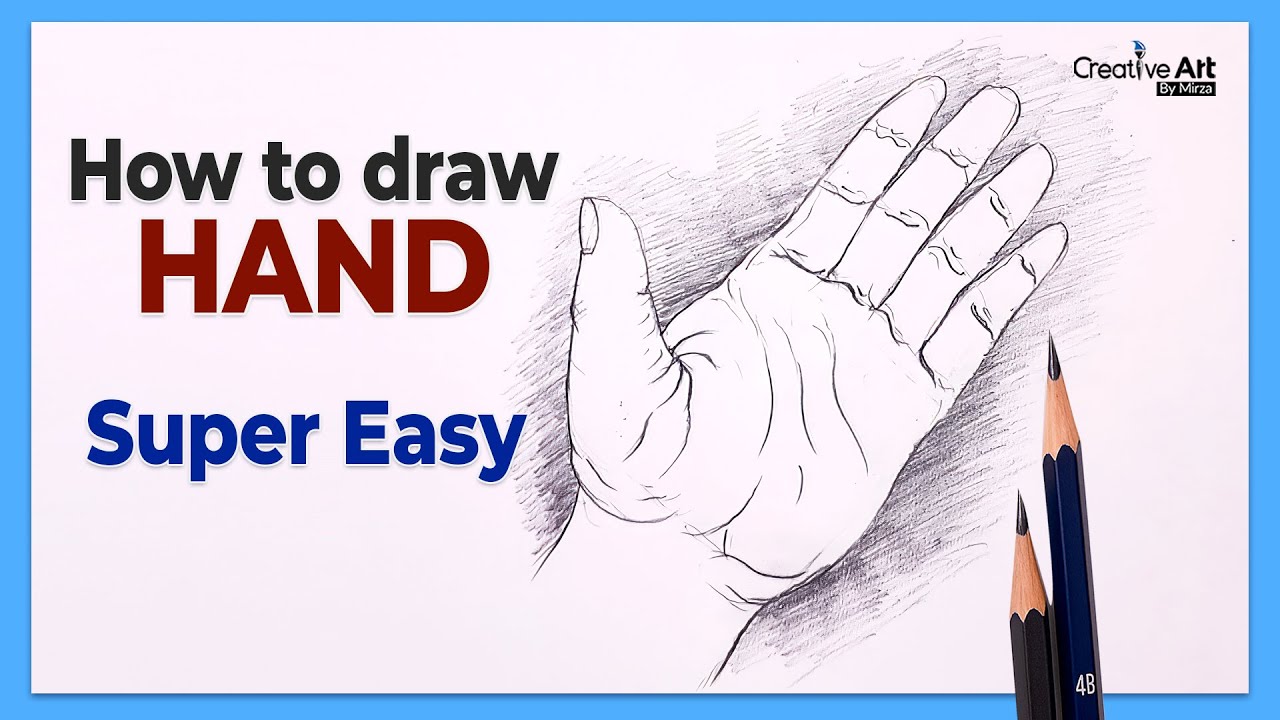 Super Easy Hand Drawing ️ | Realistic Pencil Sketch for Beginners - YouTube