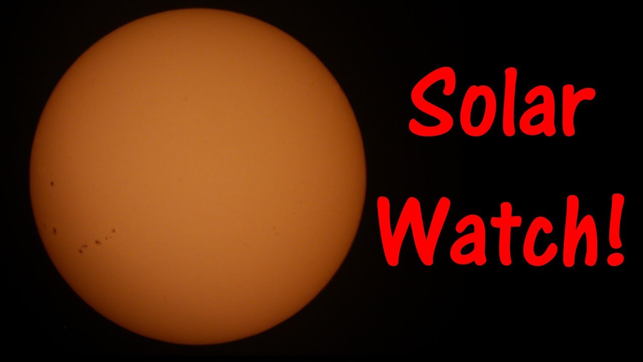 Watch the Sun spots! - YouTube