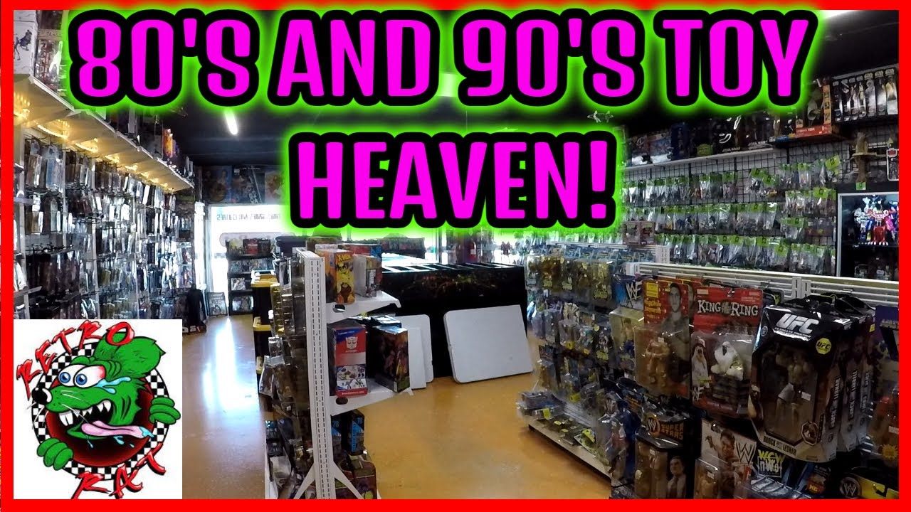 TOY HUNTING AT RETRO RAT LARGO FLORIDA! 80S AND 90S TOY HEAVEN! - YouTube