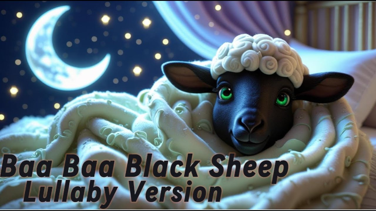 Baa Baa Black Sheep 🌙 Extended Lullaby with Colors & Counting | Gentle ...