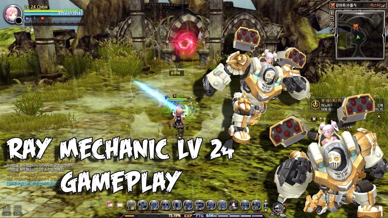 Ray Mechanic Lv 24 Gameplay - Dragon Nest New Class - YouTube