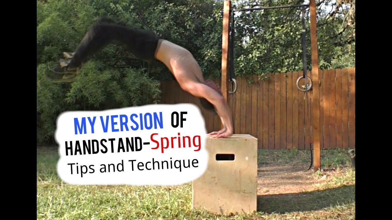 Handstand Spring Tutorial - YouTube