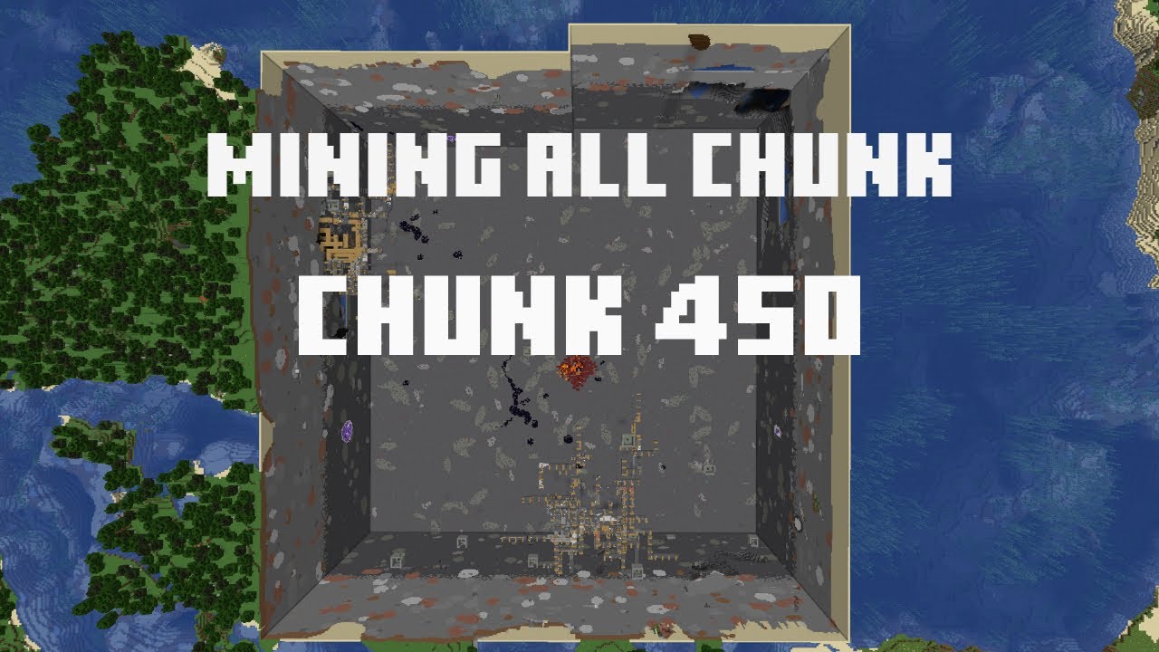 Mining all the chunks in Minecraft (Chunk 450) - YouTube