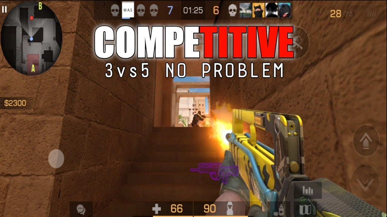 STANDOFF 2 | COMPETITIVE GAME PLAY!! 3VS5 NO PROBLEM 🔥 - YouTube