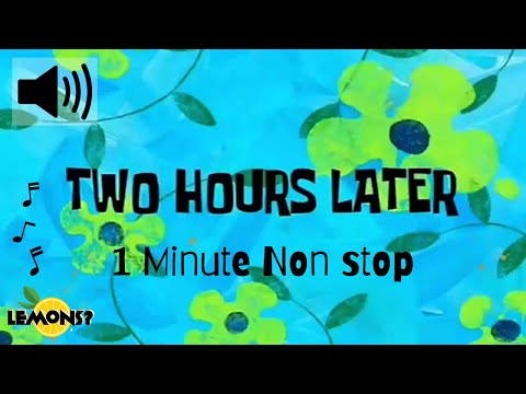 Spongebob Squarepants | 1 full minute non stop Time Card Sound effect compilation loop