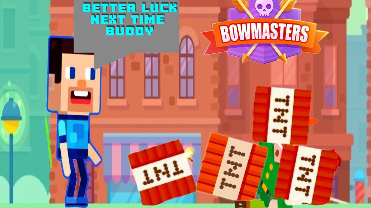 Beat the tournament with a Digger Steve (Part 2) | Bowmaster - YouTube