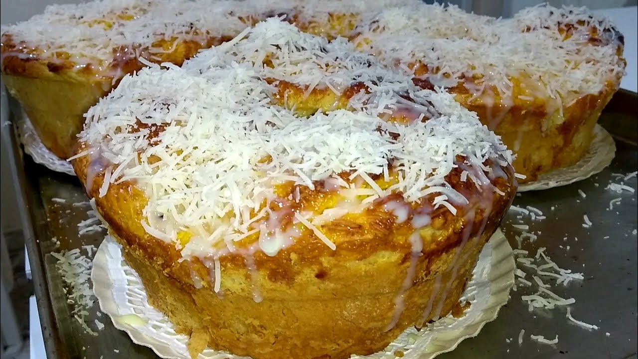 Como fazer pão rosca húngara na forma , uma delícia de rosca de coco ...