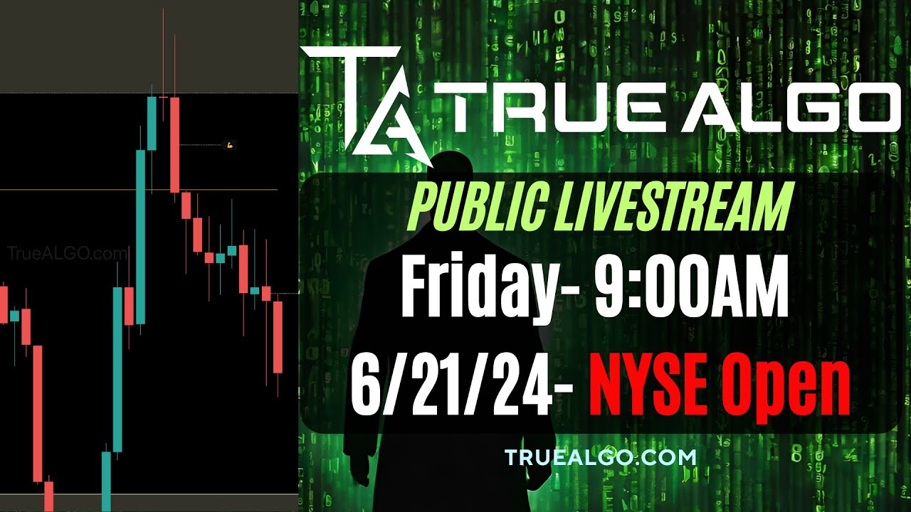 NYSE Open Live - Trading Strategies to Beat Hindsight Traders with True ...