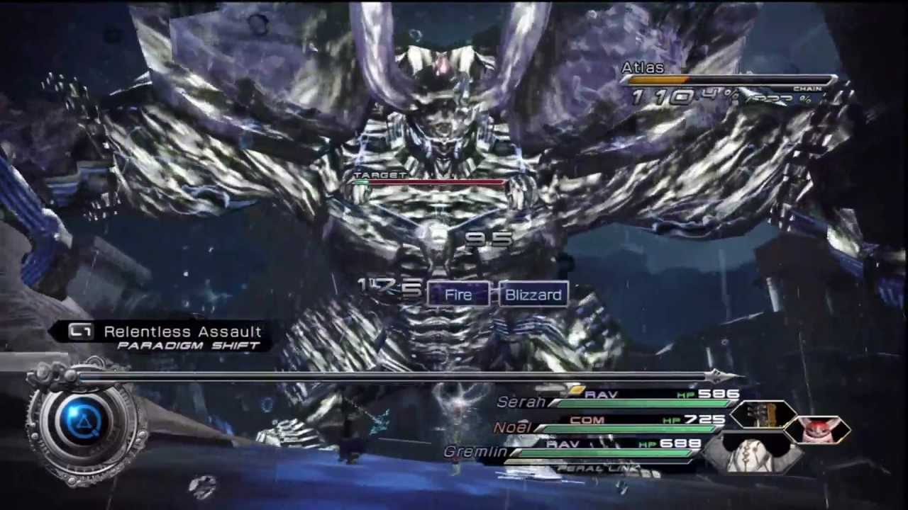 Final Fantasy XIII-2 Demo - Atlas Battle - YouTube