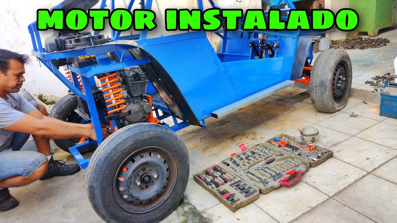 INSTALEI O MOTOR E VÁRIOS ACESSÓRIOS NO MINI JEEP TÁ FICANDO MUITO ...