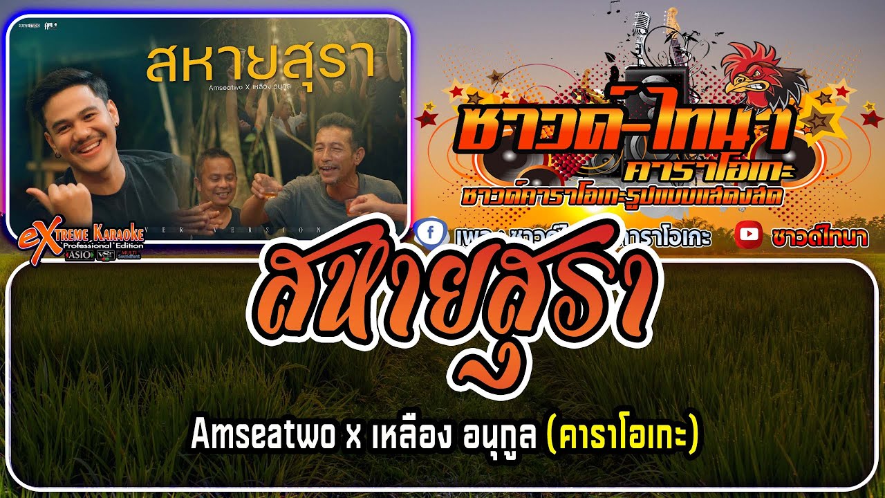 สหายสุรา คาราโอเกะ - Amseatwo x เหลือง อนุกูล - YouTube