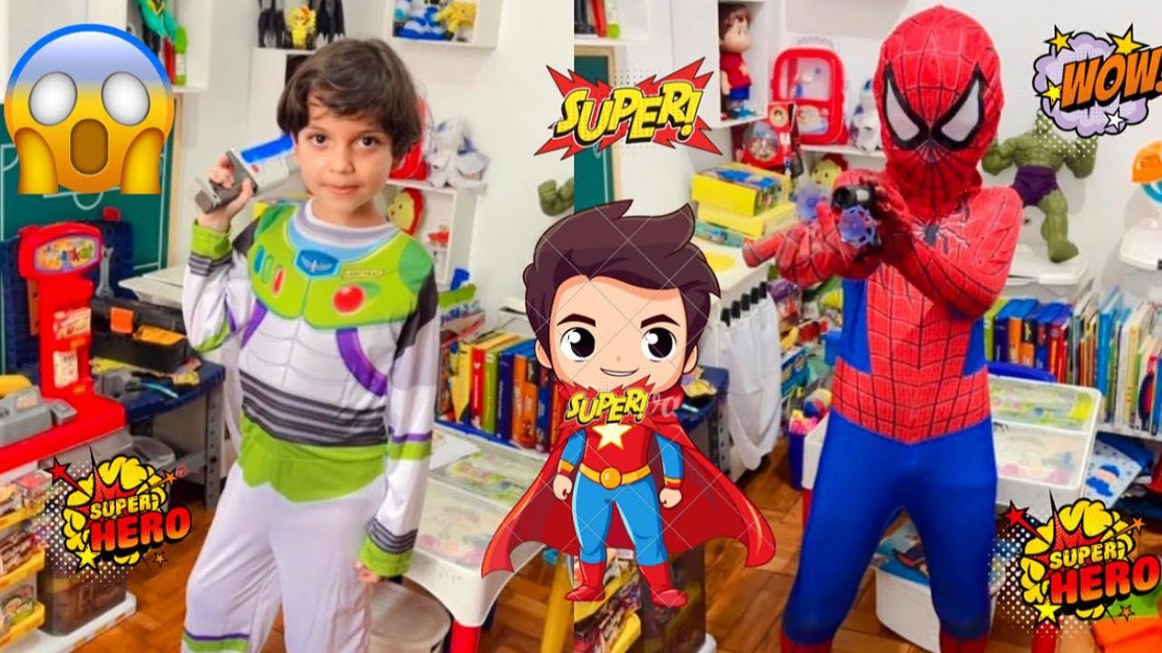 Benjamin e Sapinho Croc Croc BRINCAM DE SUPER HERÓIS E AJUDAM A MAMÃE ...