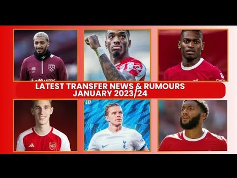 🚨 CONFIRMED JANUARY TRANSFER 2024 | ALL TRANSFER NEWS CONFIRM 2023/24 ...