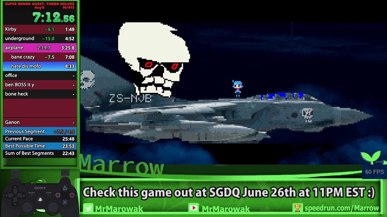 [WR] Super Benbo Quest: Turbo Deluxe in 25:54 by Marrow - YouTube