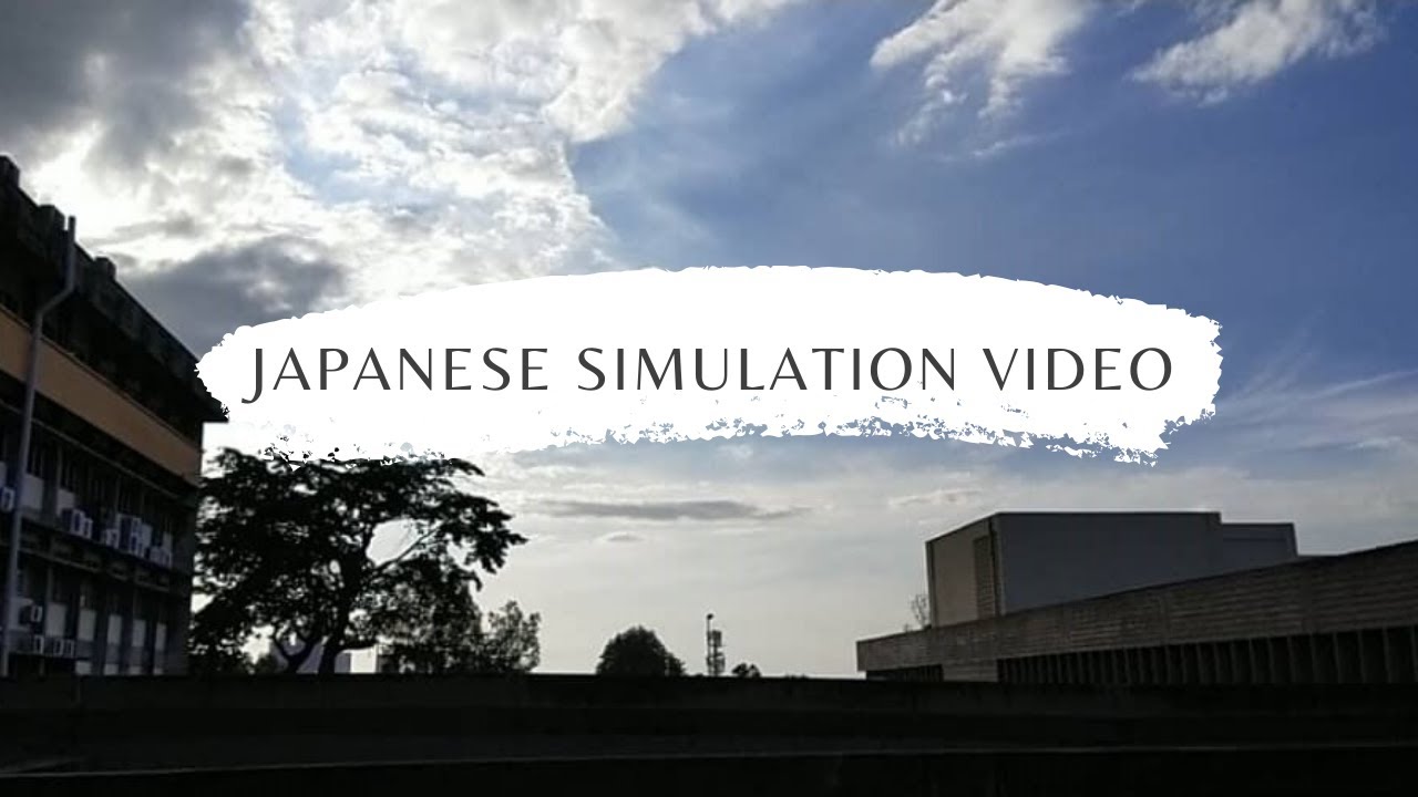 Japanese Simulation Video - YouTube