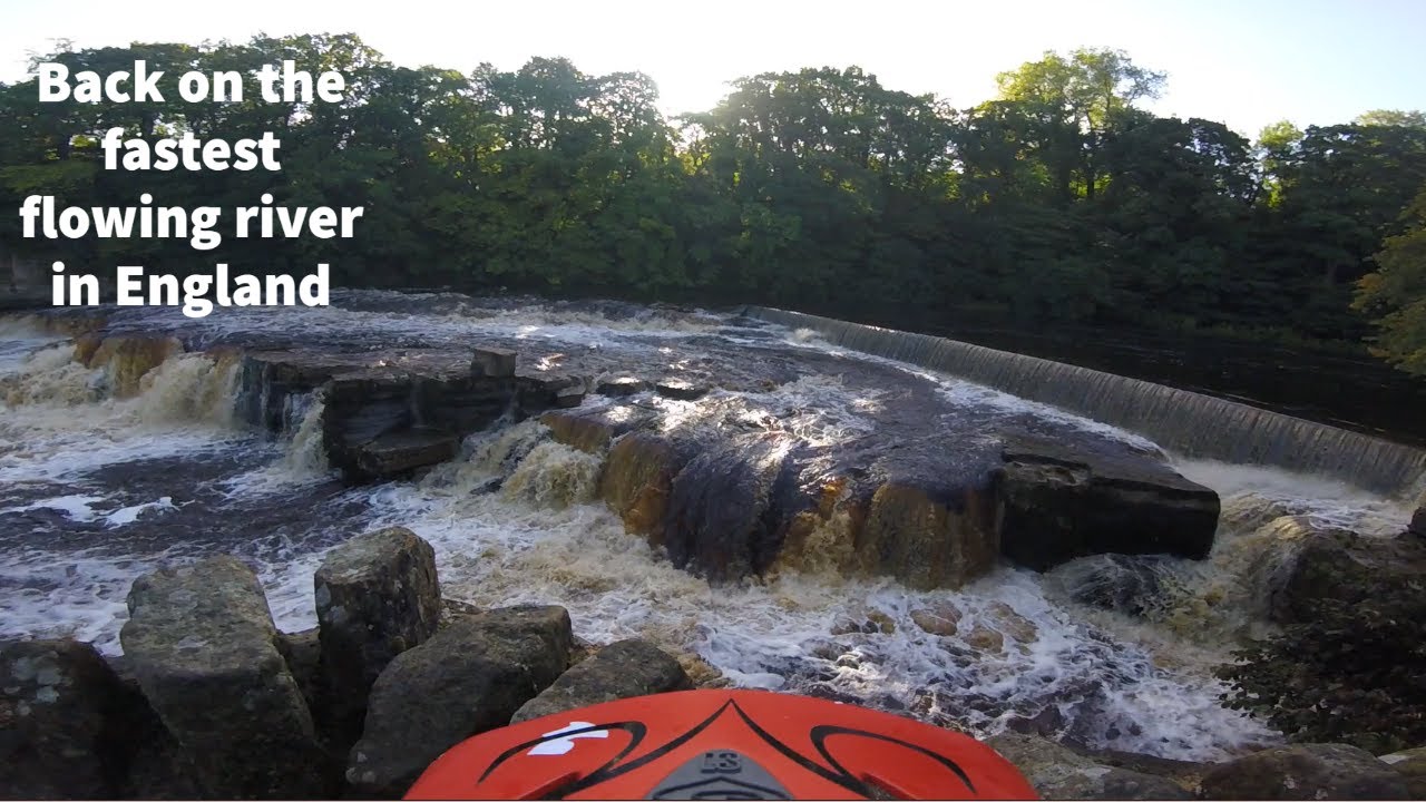 Back on the Faster flowing river in England. The Mighty River Swale ...