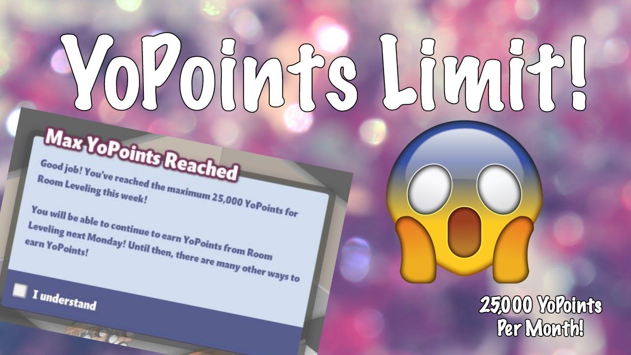 Monthly YoPoint Limit! - YouTube