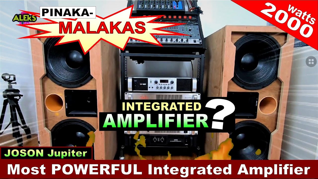 Pinaka MALAKAS na INTEGRATED AMPLIFIER 😱 JOSON JUPITER 😱 - Unboxing ...