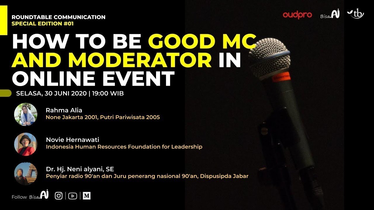 Menjadi MC dan Moderator Seminar, Webinar dan Formal Event | Novie Hernawati - YouTube