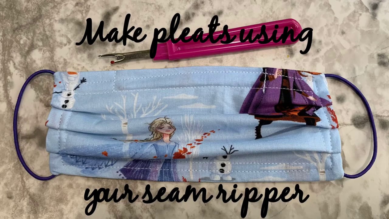No Pinning visual tutorial on using your seam ripper to make pleats on ...