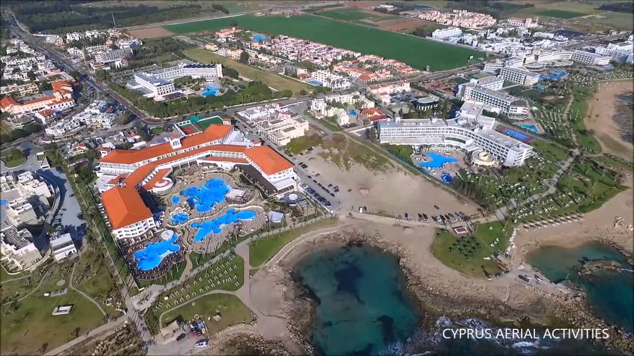 Paphos hotels from above by Cyprus Aerial Activities - YouTube
